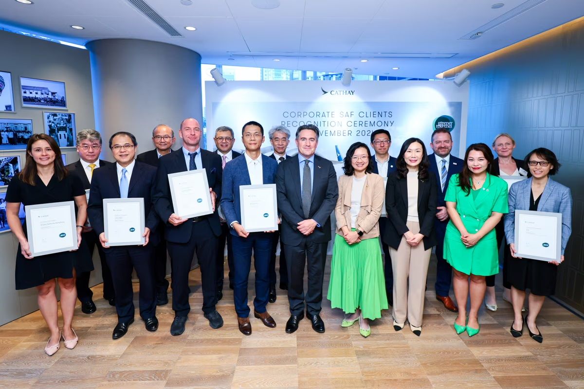 Cathay celebrates record growth in its corporate program to advance SAF ...