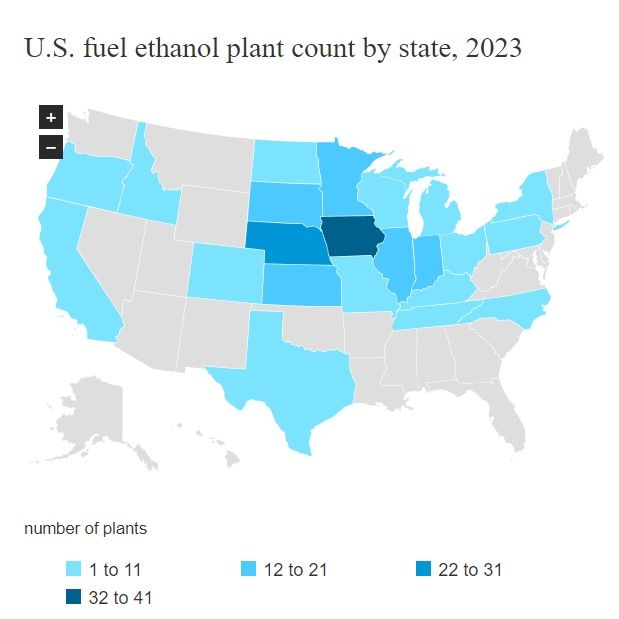 EIA: US ethanol capacity up in 2023 | Biomass Magazine