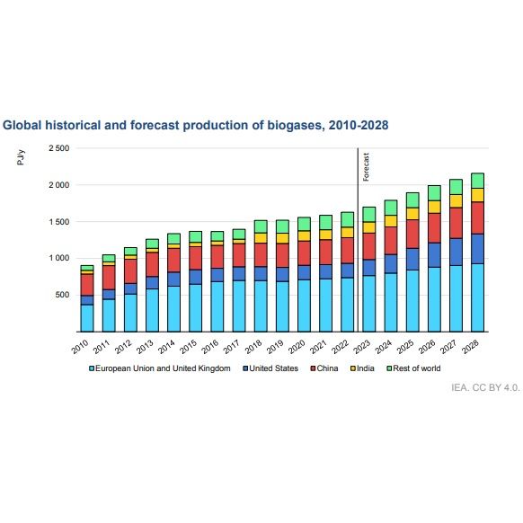 IEA predicts expansion in global biogas, RNG production | Biomass Magazine