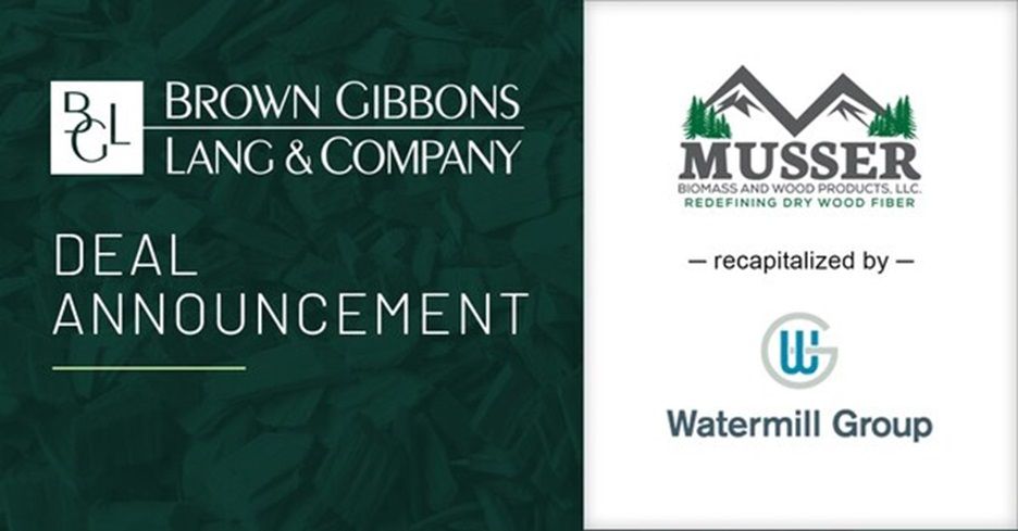 BGL announces the recapitalization of Musser Biomass and Wood Products ...