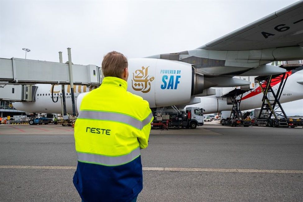 Neste supplying SAF to Emirates for flights from Amsterdam Airport ...