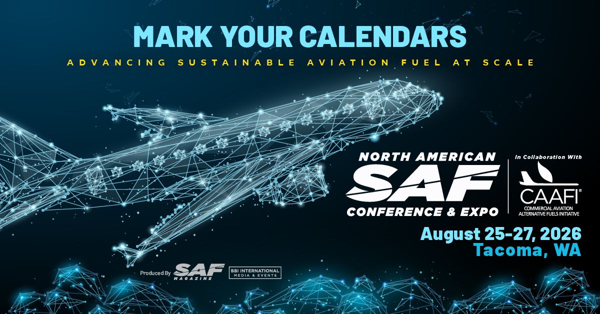 SAF Magazine announces 2026 North American SAF Conference & Expo dates ...
