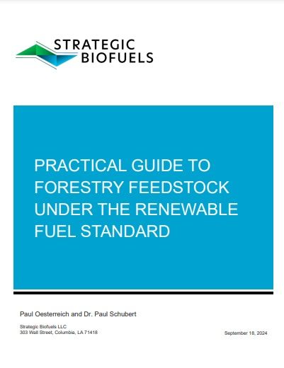 Strategic Biofuels publishes a guide to forestry feedstock under the ...