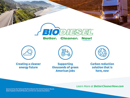 Ad campaign turns up the volume on biodiesel: Better, Cleaner, Now ...