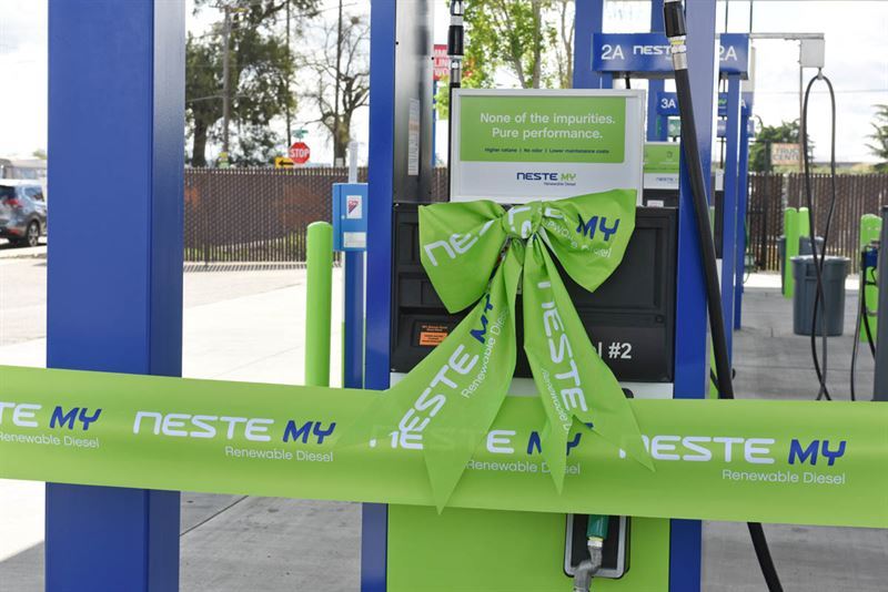 Neste opens new renewable diesel fueling stations in California ...
