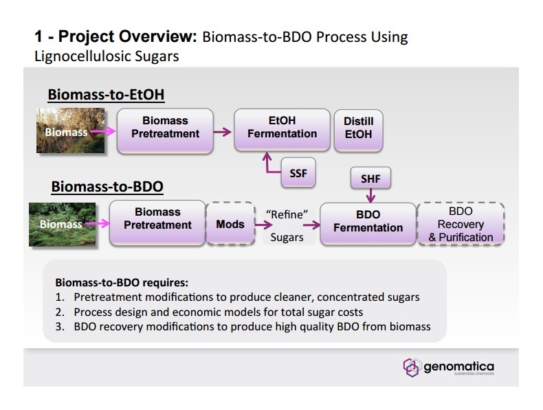 Genomatica advances development of feedstock for biochemicals ...