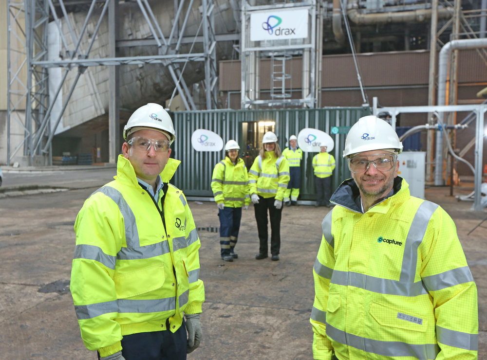 Drax: Bioenergy carbon capture, storage pilot now underway | Biomass ...