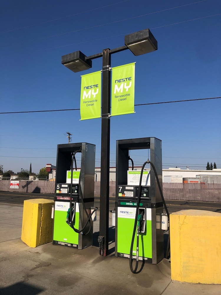 Neste opens 2 new renewable diesel stations in California | Biomass ...