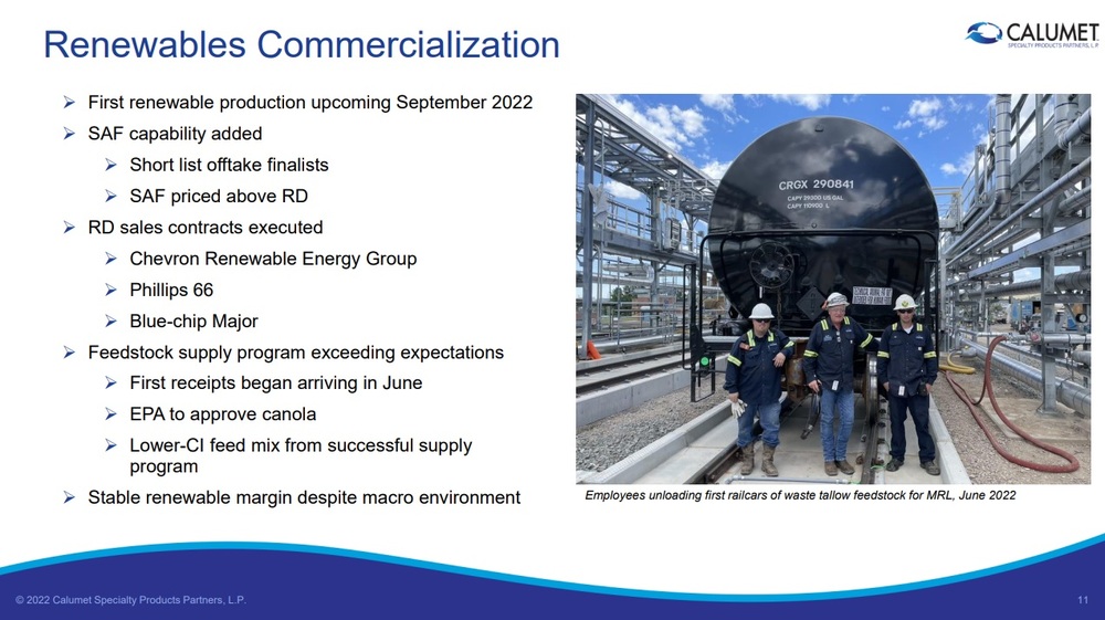 Calumet to begin renewable diesel production this fall | Biomass Magazine