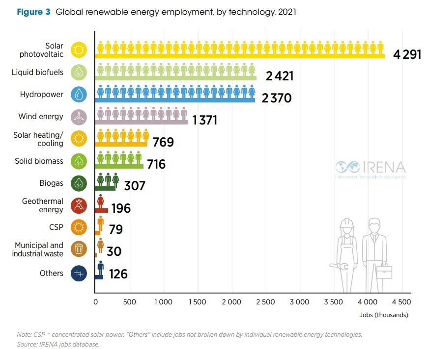 IRENA: Global biofuel, bioenergy jobs at 12.7 million in 2021 | Biomass ...