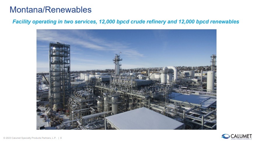 Calumet: Montana Renewables outperforms expectations in Q2 | Biomass ...